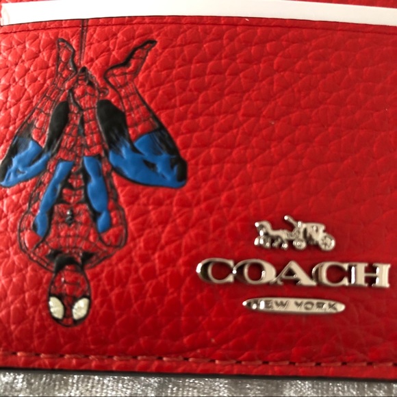 Coach | Accessories | Coach X Marvel Spiderman Card Case | Poshmark